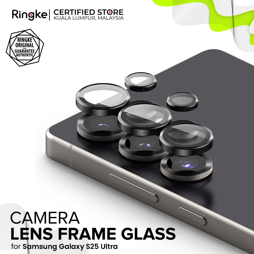 RINGKE® CAMERA LENS FRAME GLASS (2-Pack) Samsung Galaxy S25 Ultra 0 ...