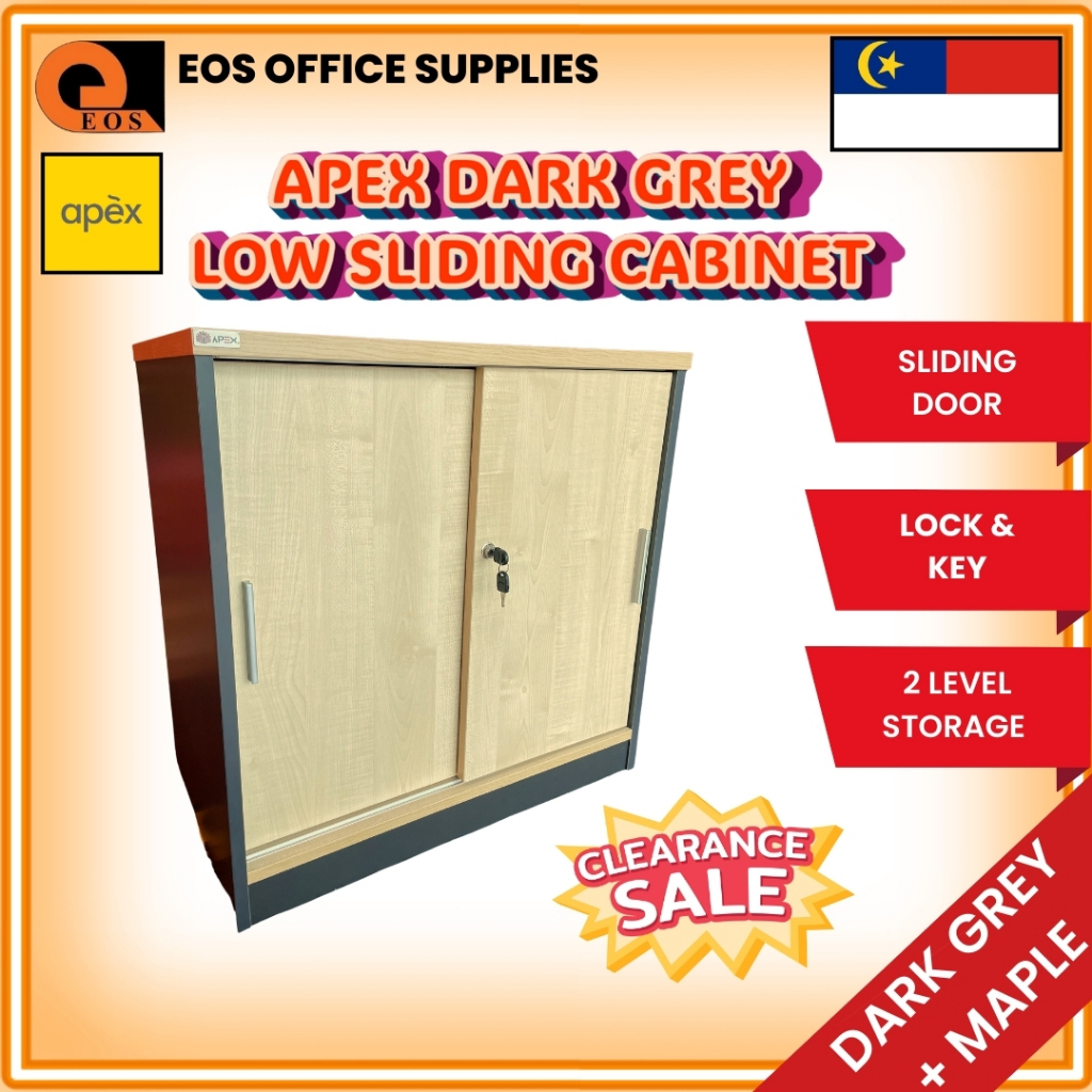 Apex Low Sliding Cabinet Storage Lock Cabinet Filing Cabinet Home ...