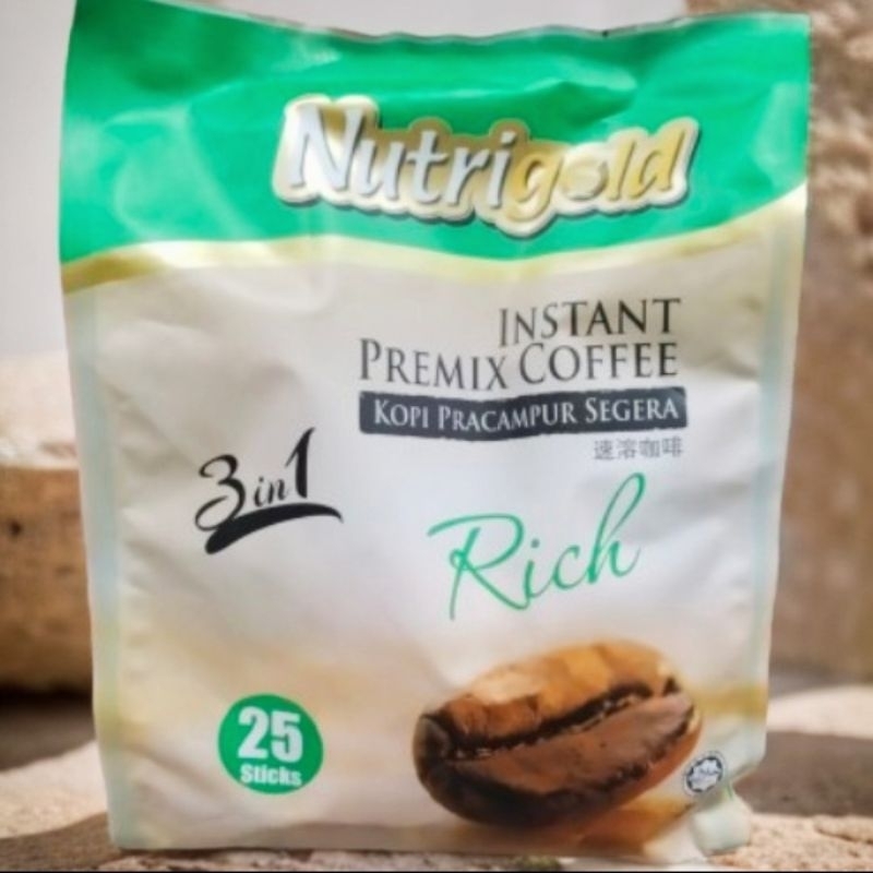 1 STICK 20G NUTRIGOLD INSTANT PREMIX COFFEE | Shopee Malaysia