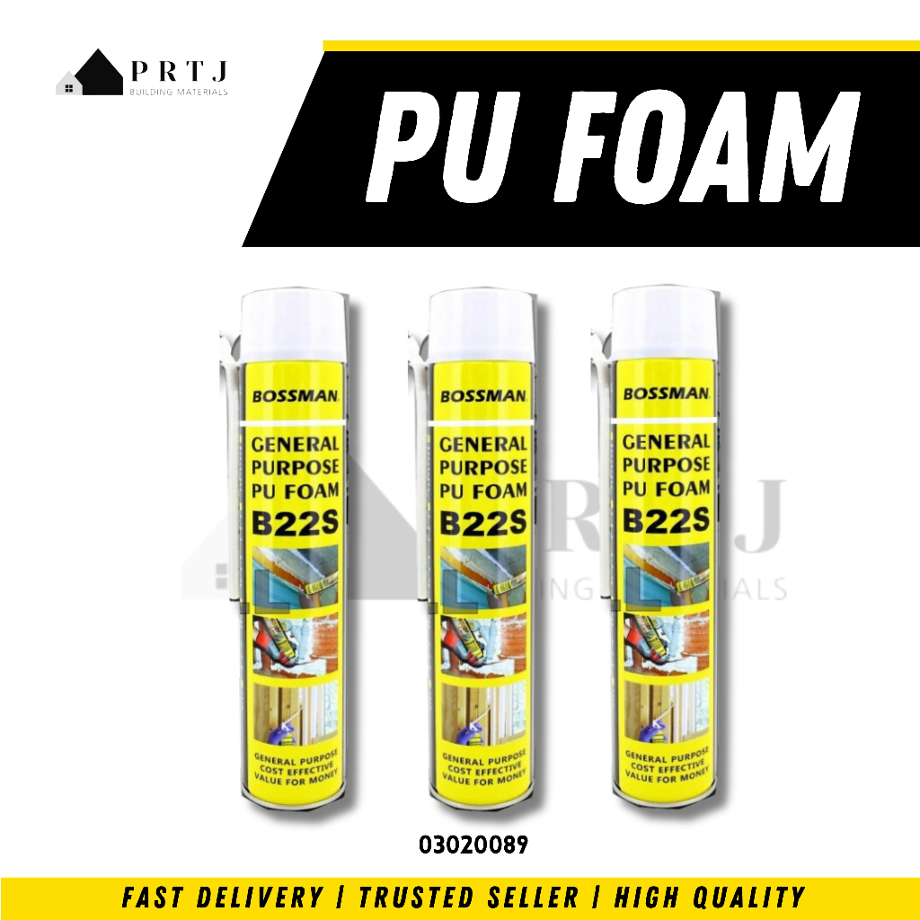 BOSSMAN PU FOAM 750ML GENERAL PURPOSE B22S | Shopee Malaysia