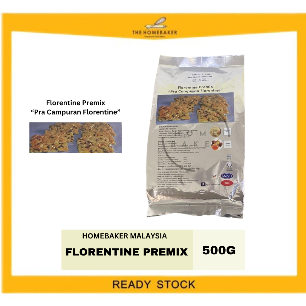 MYICE Florentine Mix 500g/ Florenta 杏仁片 麦芽糖粉 / Halal / Homebaker ...