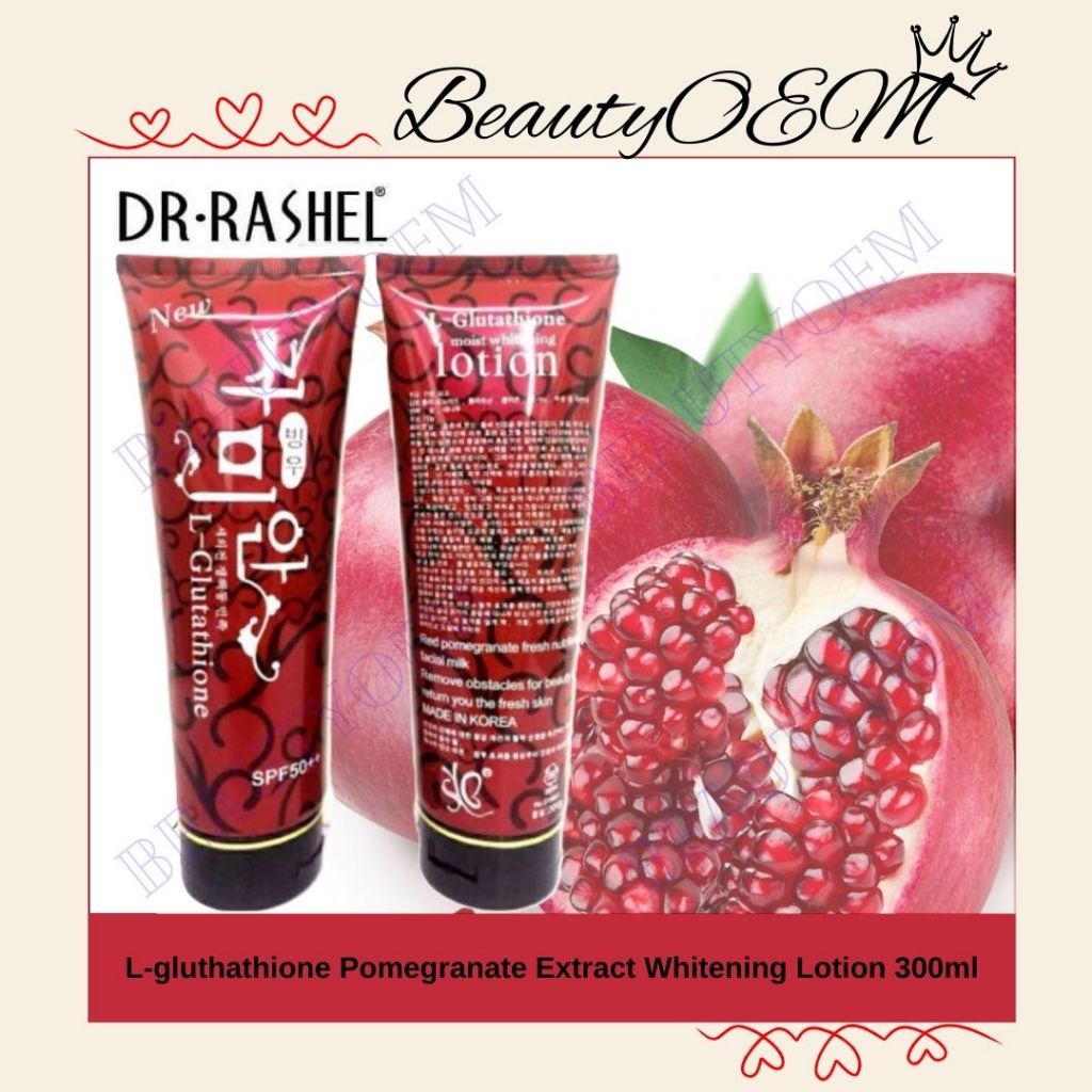 L-gluthathione Pomegranate Extract Whitening Lotion 300ml | Shopee Malaysia