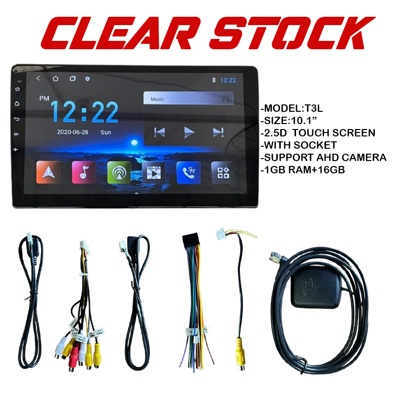 Android Player 9" & 10" inch (1Gb Ram+16Gb) Quad Core Car Multimedia ...
