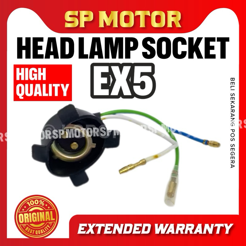 EX5 HEAD LAMP SOCKET FRONT DEPAN LAMPU KEPALA SOCKET WIRE WIRING EX5 ...