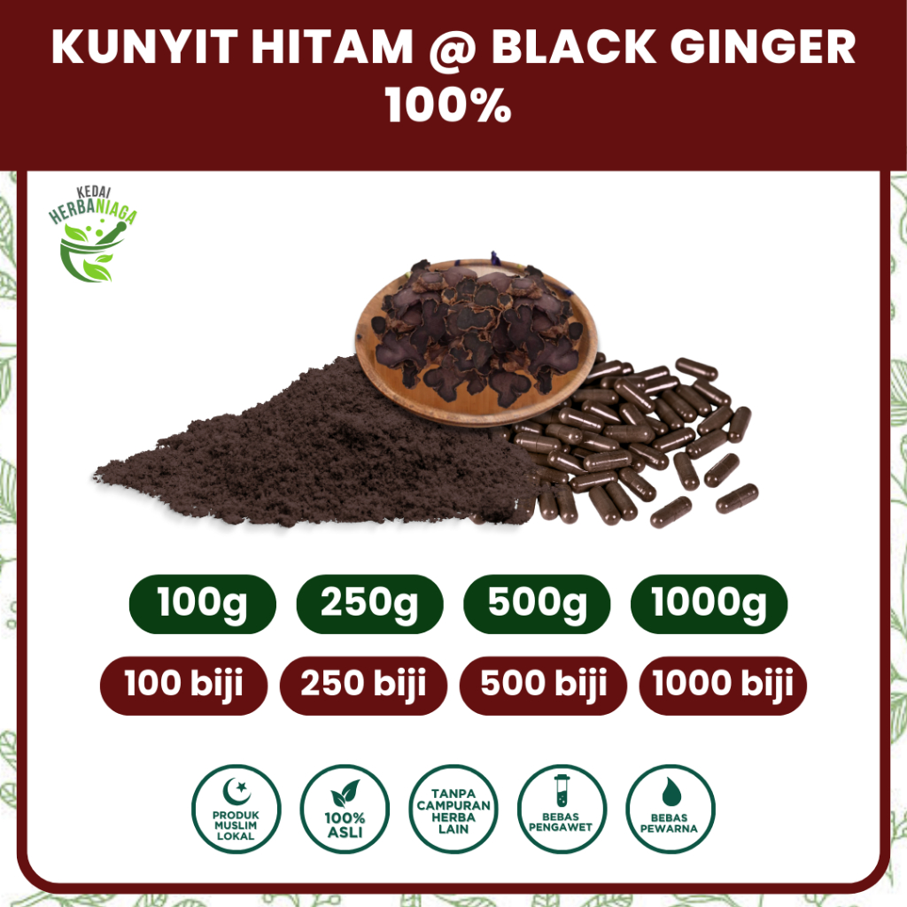 SERBUK@KAPSUL KUNYIT HITAM/HALIA HITAM @ BLACK GINGER | Shopee Malaysia