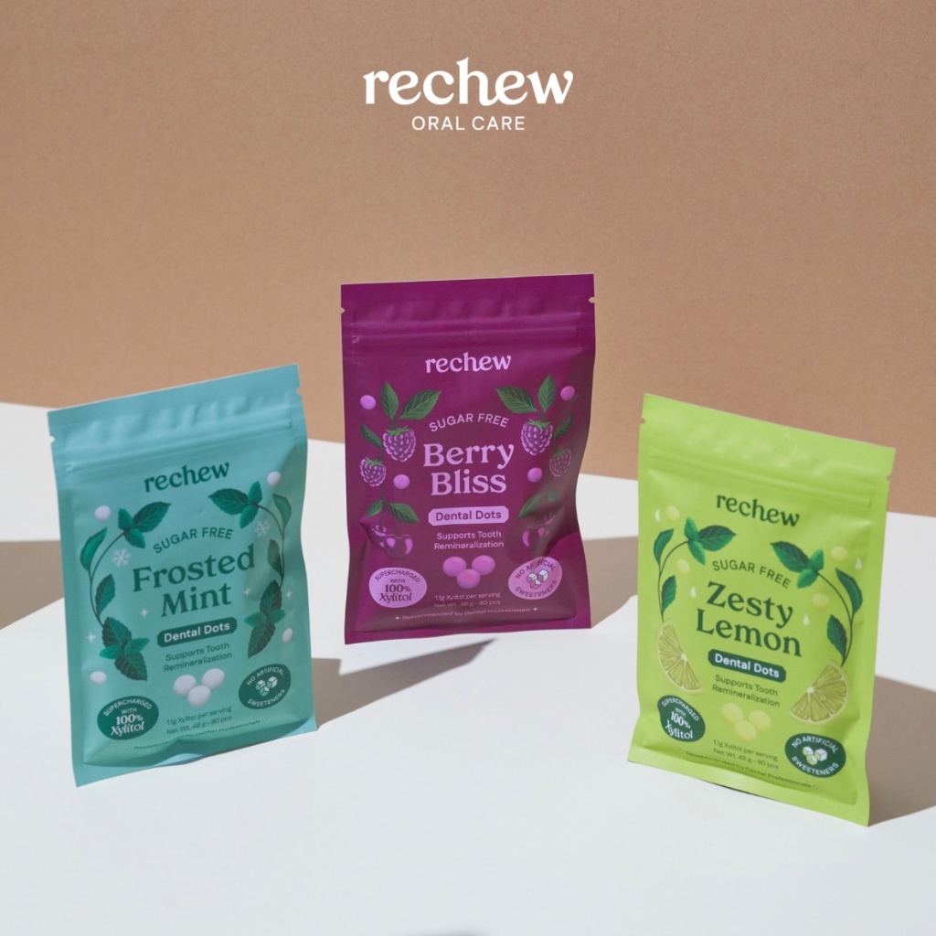 RECHEW Dental Dots 100% Xylitol Pastilles - Supports Tooth ...