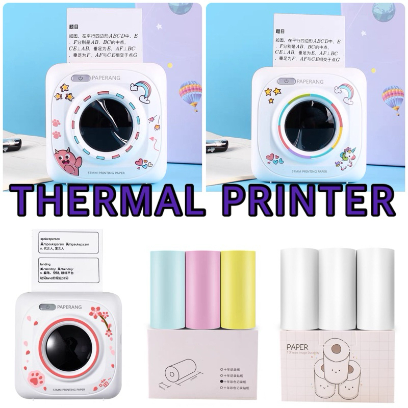 Paperang P1 printer thermal mini printer wireless bluetooth printer ...