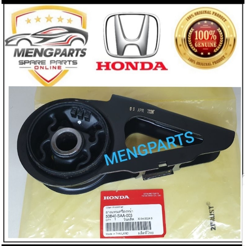 ORIGINAL HONDA CITY SEL JAZZ GD SAA MANUAL ONLY 2003Y-2007Y FRONT ENGINE MOUNTING 50840-SAA-003 ...