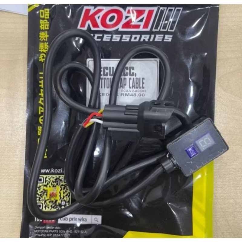 ORIGINAL💯 KOZI KZR RACING CABLE MODE ECU CDI BUTTON MAP 4 8 4pin ...