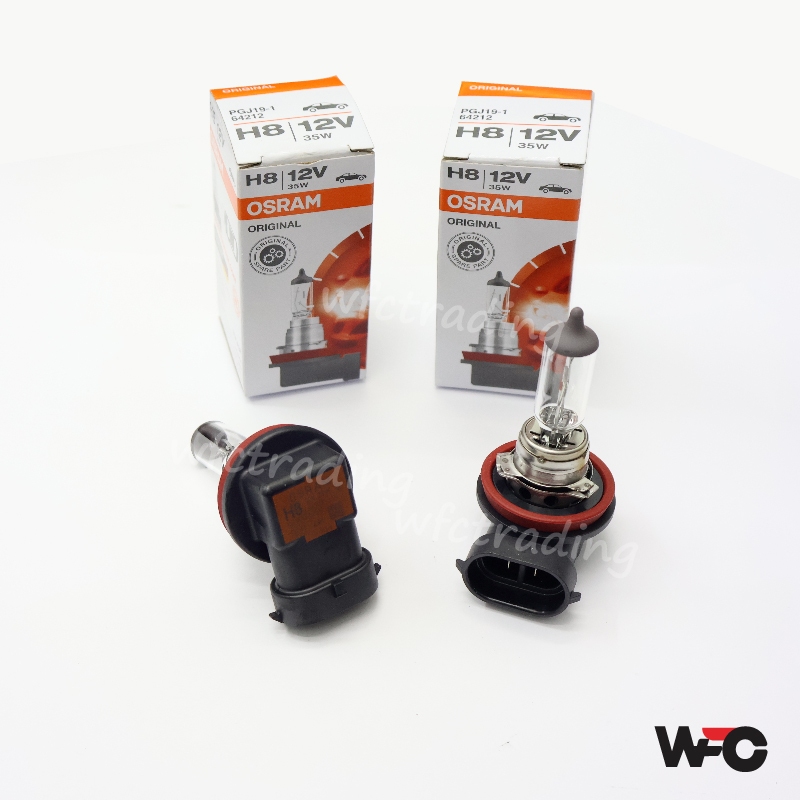 100% Original Osram H8 12v 35w For Toyota Honda Perodua Nissan 64212 ...