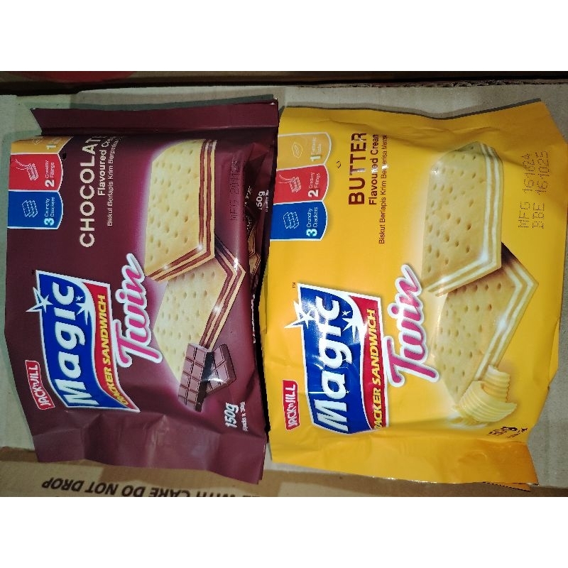 Jack n jil Magic twins Chocolate,Butter Flavoured 150g | Shopee Malaysia
