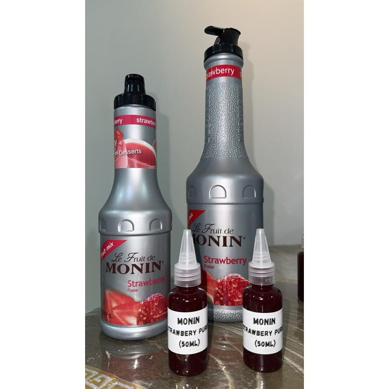 MONIN STRAWBERRY PUREE (repackaged 50ml) | Shopee Malaysia