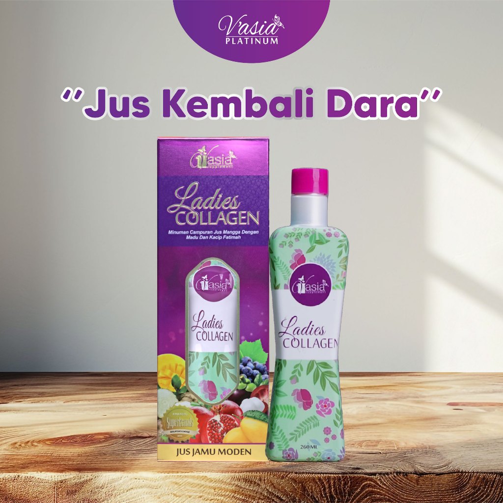 V'ASIA LADIES COLLAGEN BOTOL - Jus Jamu Moden Khusus Kesihatan Dalaman ...