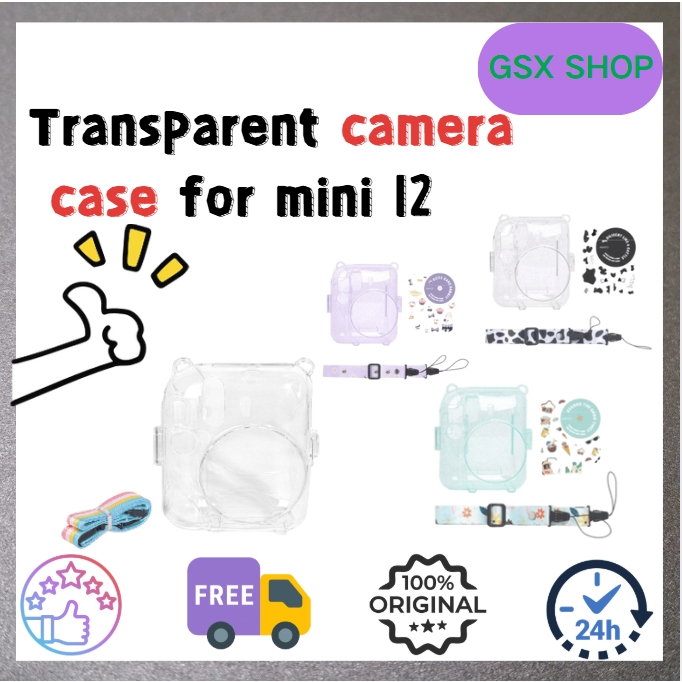 【IN STOCK】NEW Mini 12 Transparent Camera bag/Camera case/Mini Camera ...