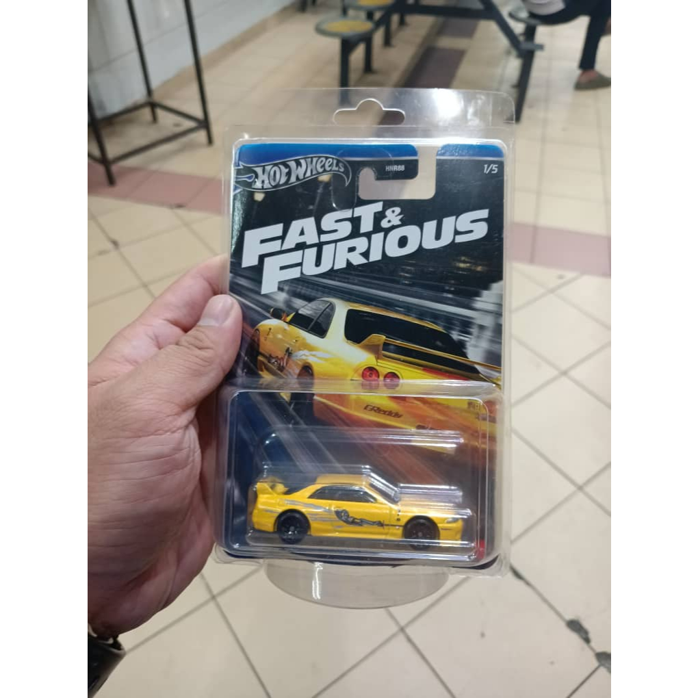 Hot Wheels | Mainline | Fast & Furious NissaN Skyline R33 (Kuning ...