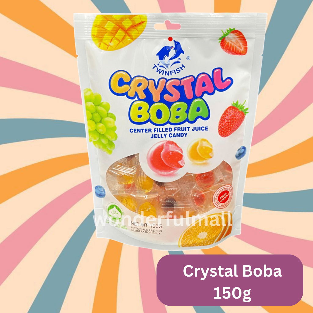 Crystal Boba Center Filled Fruit Juice Jelly Candy 150g | Shopee Malaysia