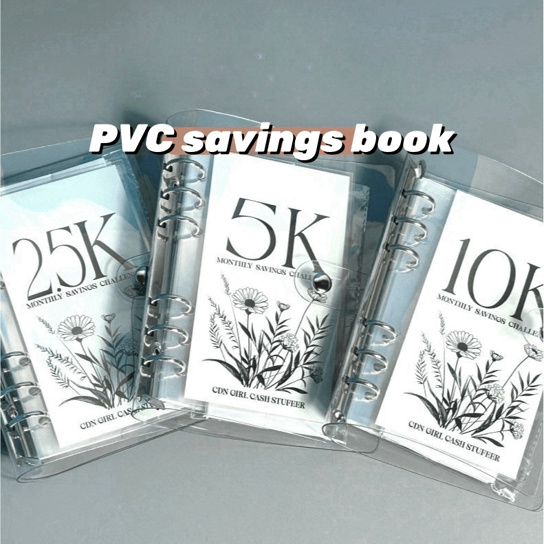 100 Day Savings Challenge Loose-leaf Book Couples Saving Money Savings ...