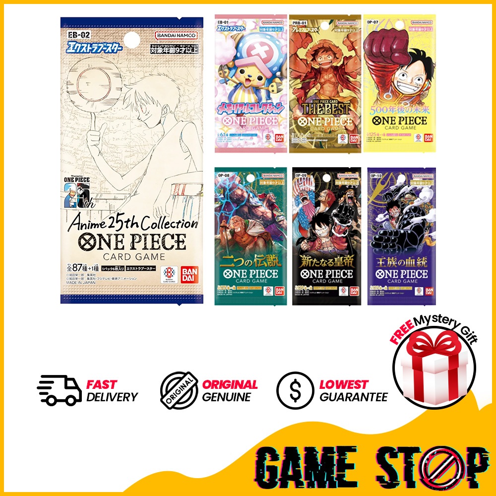 One Piece TCG: Booster Pack EB01 / EB02 Anime 25th Collection / PRB01 ...