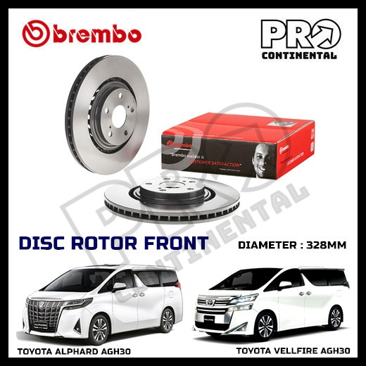 GENUINE BREMBO TOYOTA ALPHARD VELLFIRE AGH30 GGH30 2015-2023 FRONT REAR ...