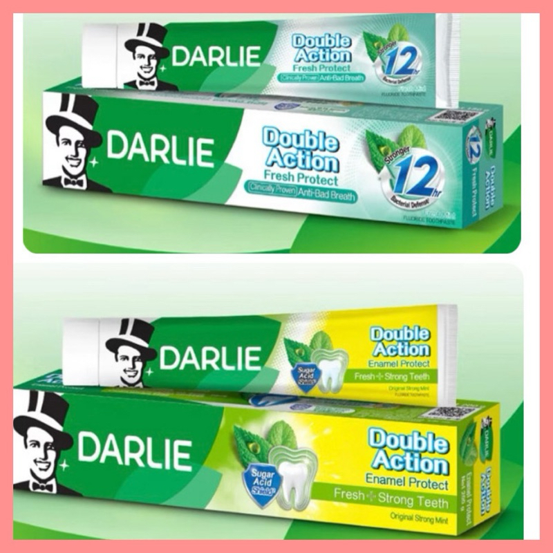 (NO BOX)Darlie Toothpaste Double Action Enamel Protect Mild Mint ...