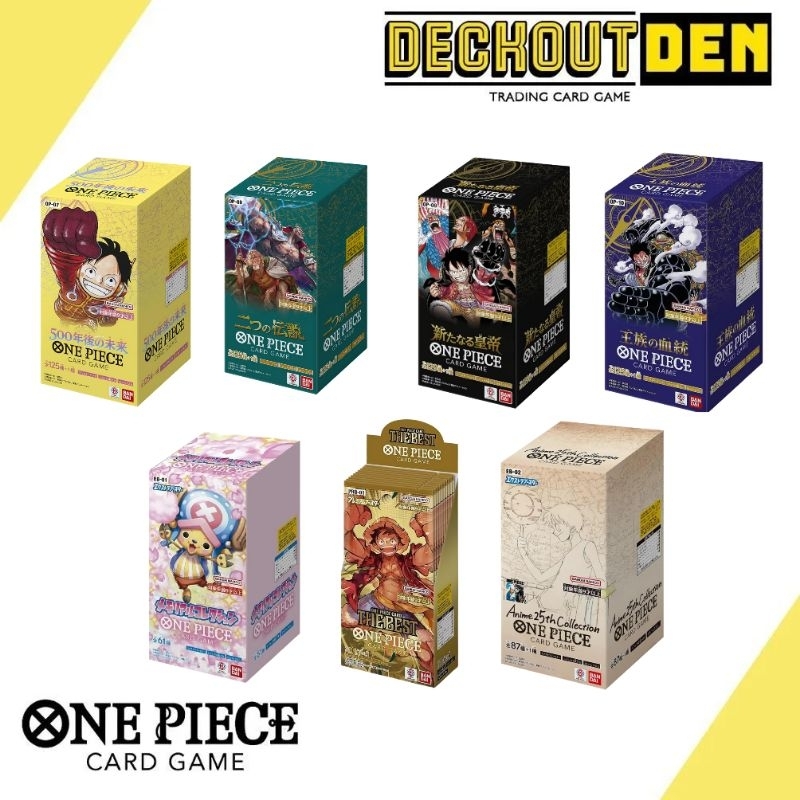 One Piece TCG Booster Box ( OP07 / OP08 / OP09 / EB01 / PRB / OP10 ...