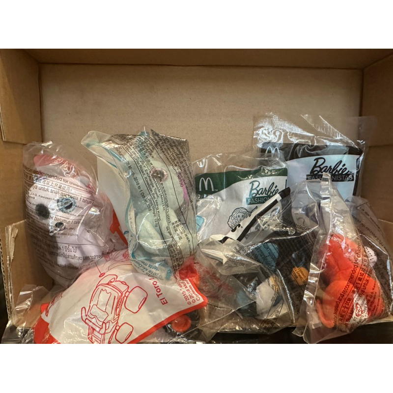 McDonald Happy Meal 2018 Monster Jam/Barbie Fashionistas/TY Teenie ...