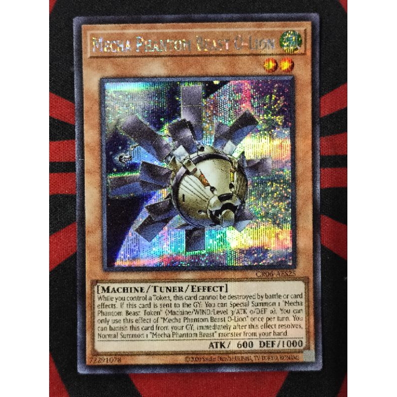 YUGIOH KONAMI CR06-AE089 CR06-AES25 Mecha Phantom Beast O-Lion (Super ...