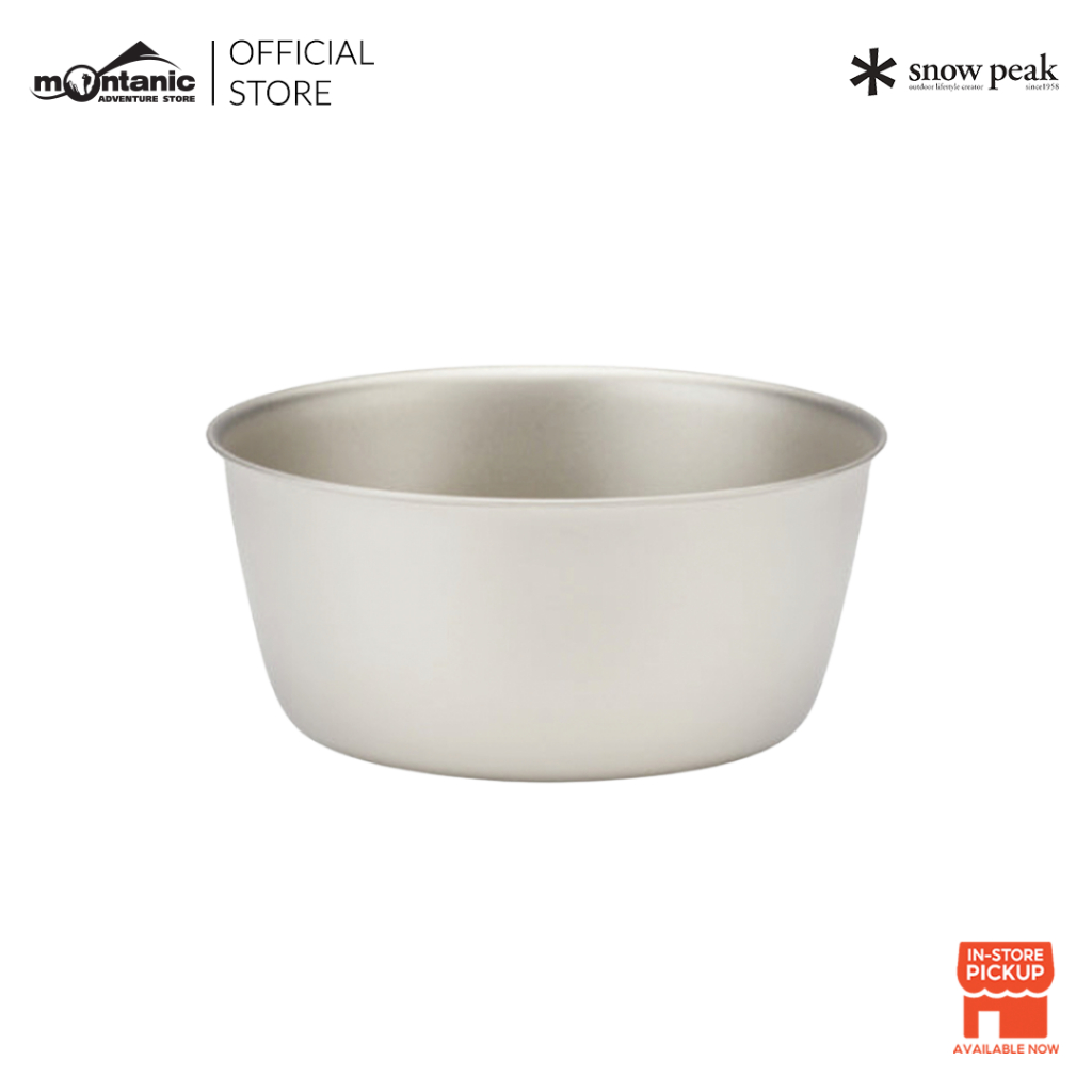 Snow Peak Titanium Trek Bowl – Japan Made 13cm Ultralight Stackable ...