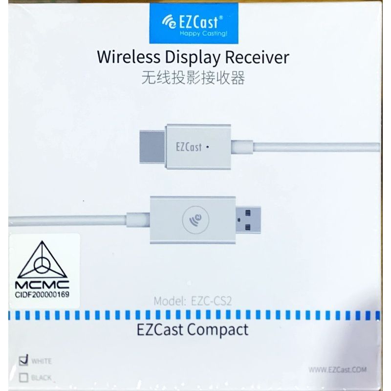 EZCAST Compact Wireless Display Receiver Full HD 1080P Dual Band ...