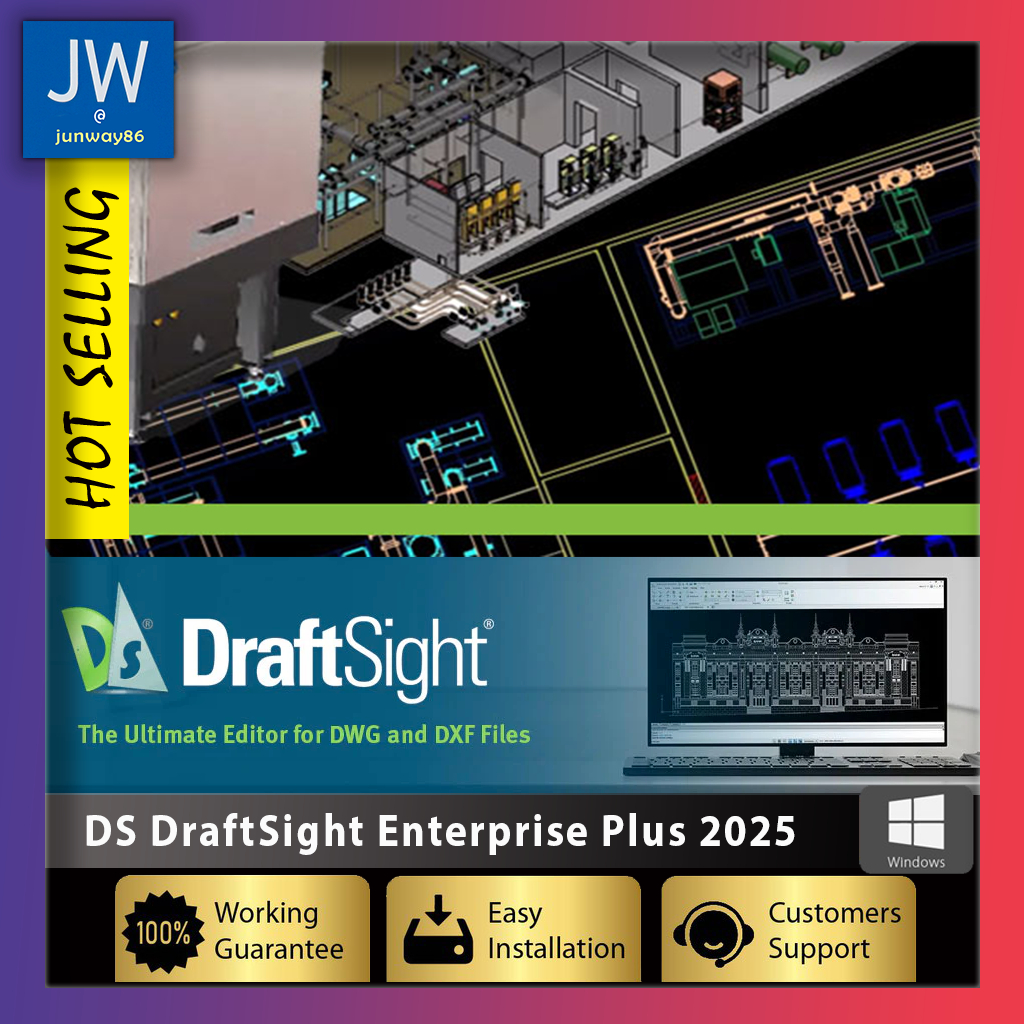 DS DraftSight Enterprise Plus 2025 with installation Tutorial | Shopee ...