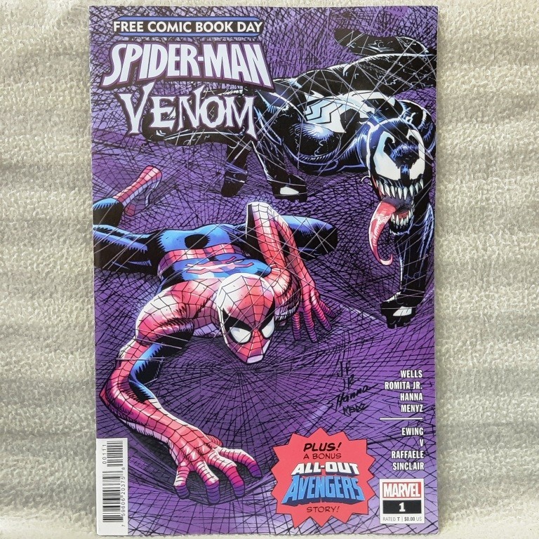 Spider-Man/Venom #1: 2022 FCBD (One-Shot) Marvel Comics (Al Ewing, Ram ...