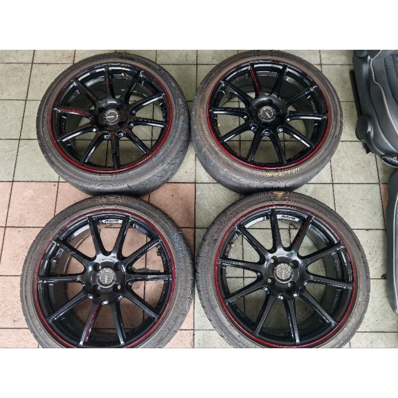 rays gram light sport rim 17 inch Pcd 100 mini cooper gl-57 transcend ...