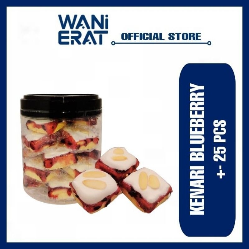 [KUIH RAYA] BISKUT FRAMBOZEN KENARI BLUEBERRY | BLUEBERRY MERINGUE ...