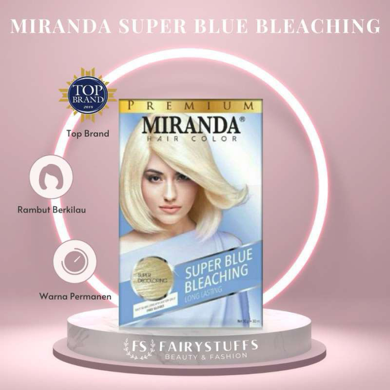 Miranda Super Blue Bleaching Long Lasting 30 ml | Shopee Malaysia