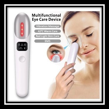 EMS Eye Massager with Red Light Therapy Wrinkle Remover,Skin Tightening ...