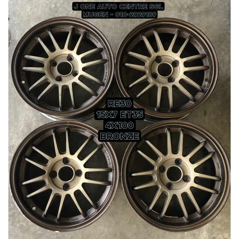 USED RIM RE30 15INCH FOR MYVI ALZA SAGA BLM WIRA VIOS YARIS JAZZ CITY ...