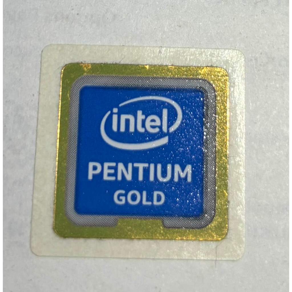 Intel Pentium Gold Laptop Desktop Label CPU Sticker | Shopee Malaysia