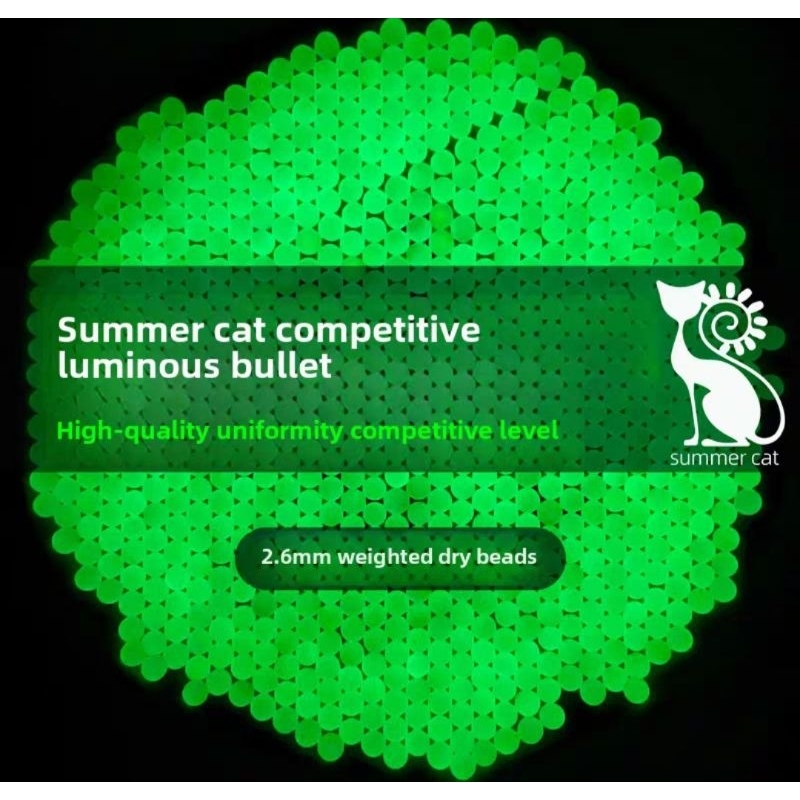 🔥READY STOCK🔥Summercat luminous Water Absorbent Crystal Gel Ball 7-8mm ...