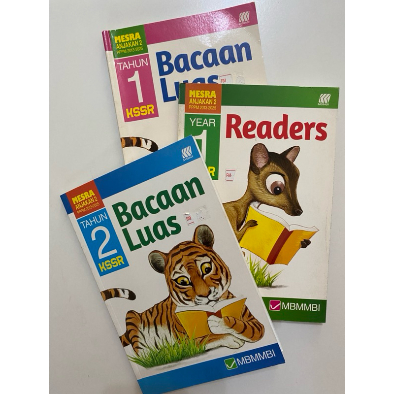 (Used) FEB5-18-YY 【With short exercises, clean】Bacaan Luas 1, 2 ...