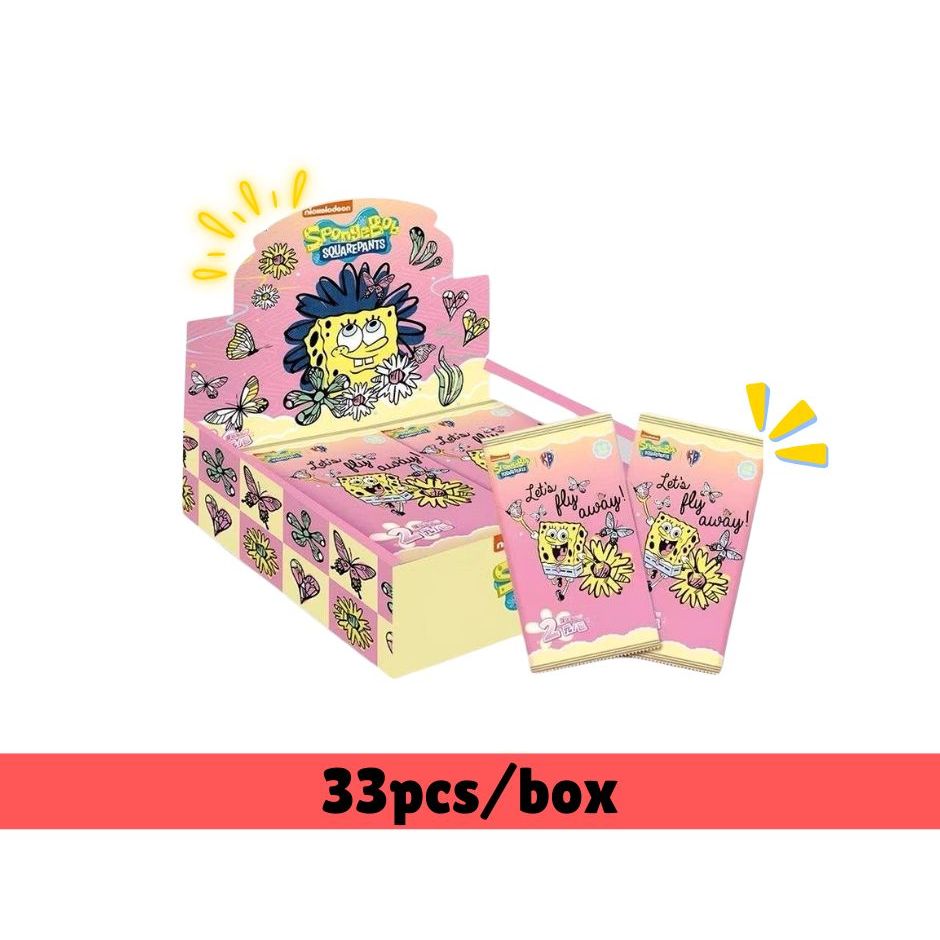 Spongebob Squarepants 33packs/box Collection Card Packs | Shopee Malaysia