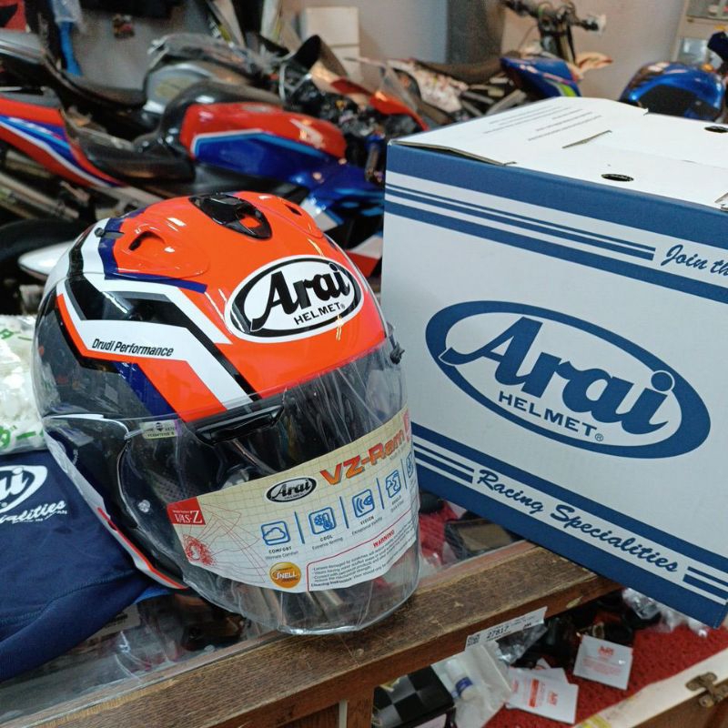 Arai VZ Ram Trico RSW open face helmet original Arai Japan | Shopee Malaysia