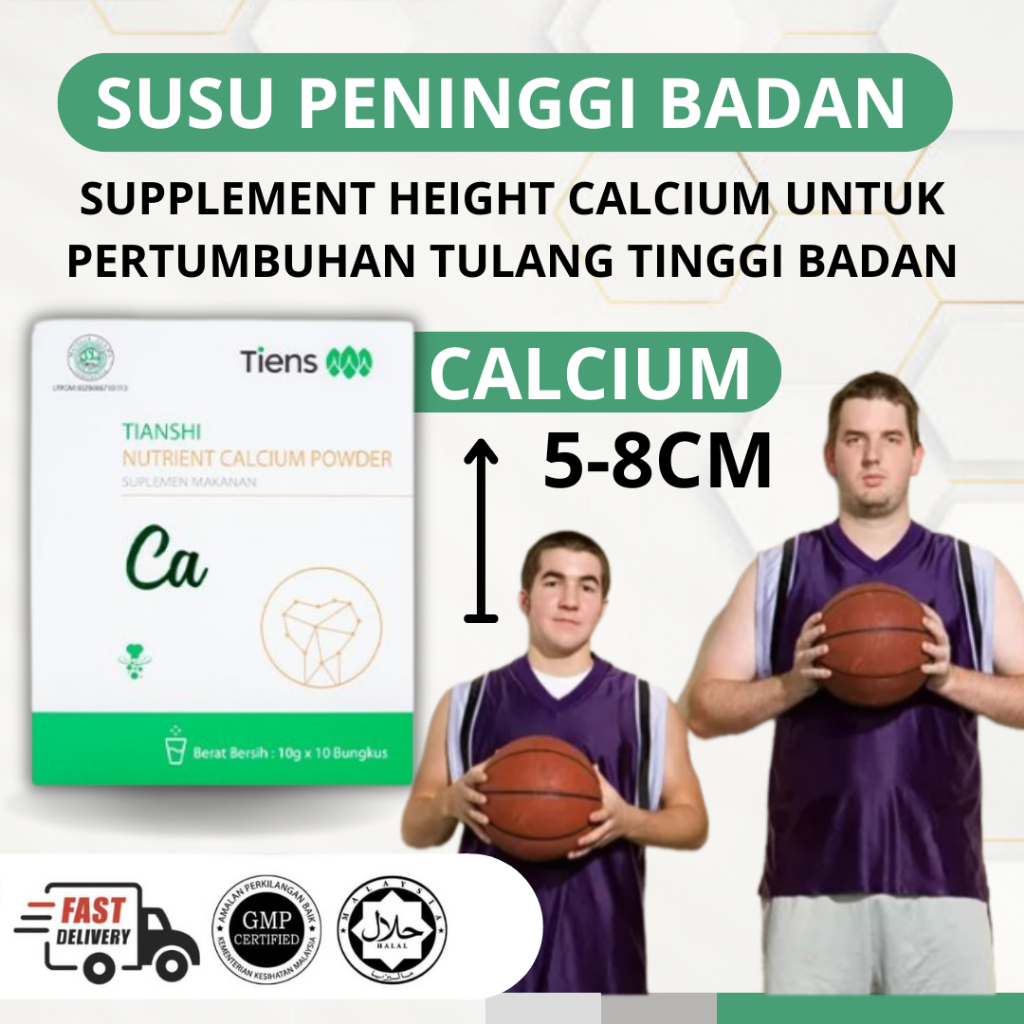 Susu Peninggi badan Berkesan Cepat Tinggi Badan - Height Calcium Powder ...
