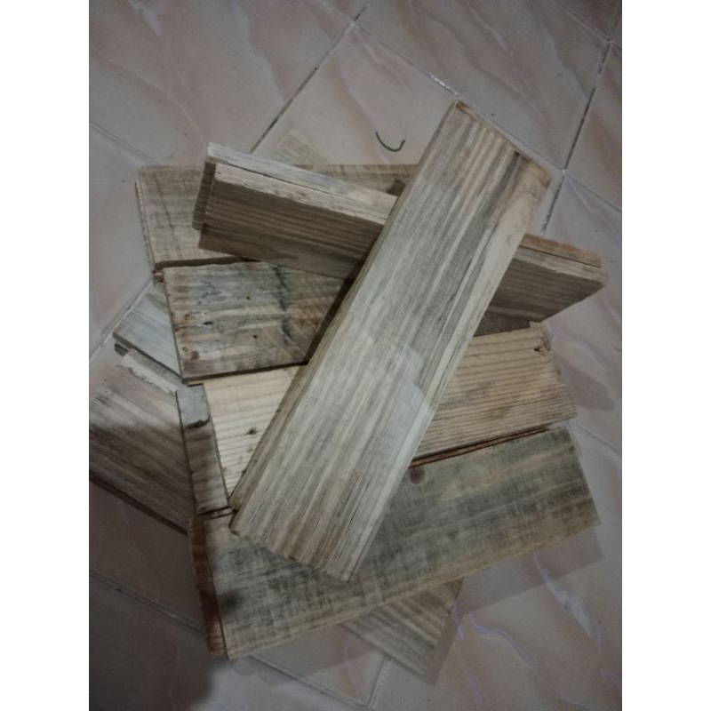 Kayu pallet terpakai 1kaki x 10papan used pallet wood 1ft ready cut ...