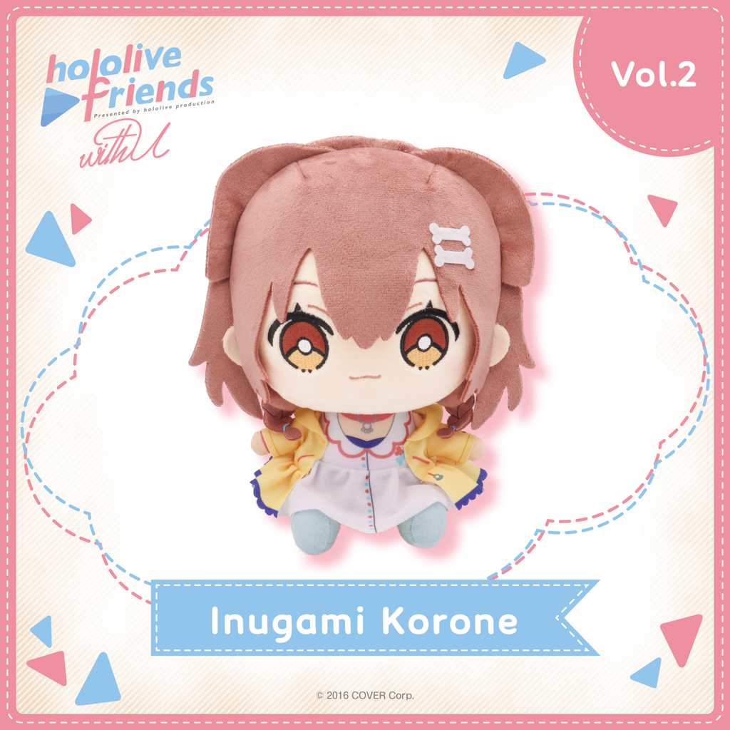 Ready Stock Hololive Friends With U Inugami Korone Limited Plush