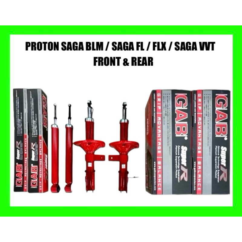 GAB ABSORBER SUPER R HEAVY DUTY PROTON SAGA BLM / SAGA FLX / FL / SAGA ...