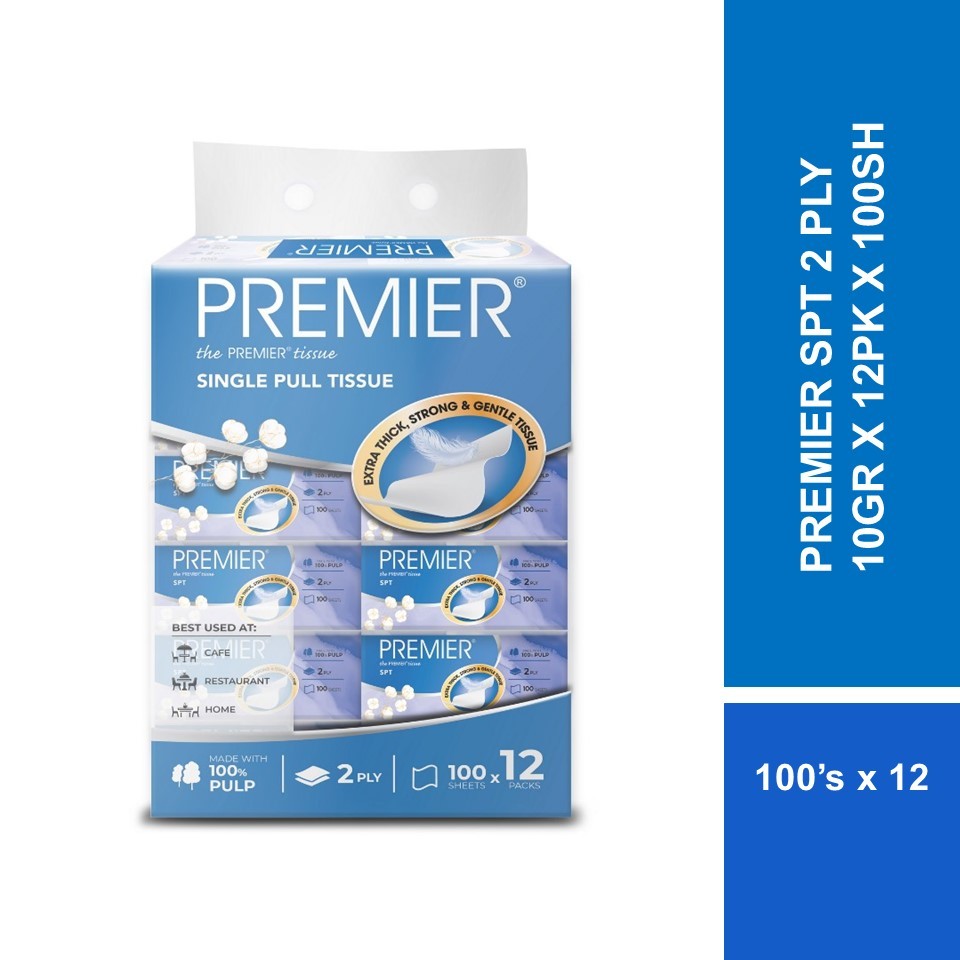 PREMIER SPT 2PLY 100's x 12 Pack | Shopee Malaysia