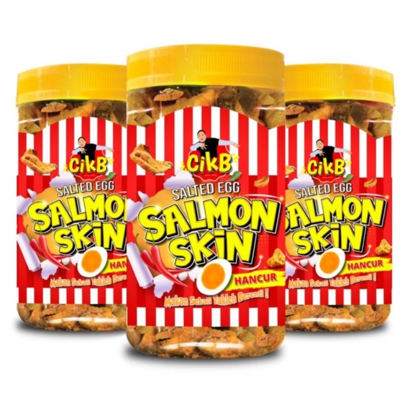 LIMITED STOCK !!! Trio 3 Balang CIKB SALMON SKIN - ISI JENIS HANCUR ...