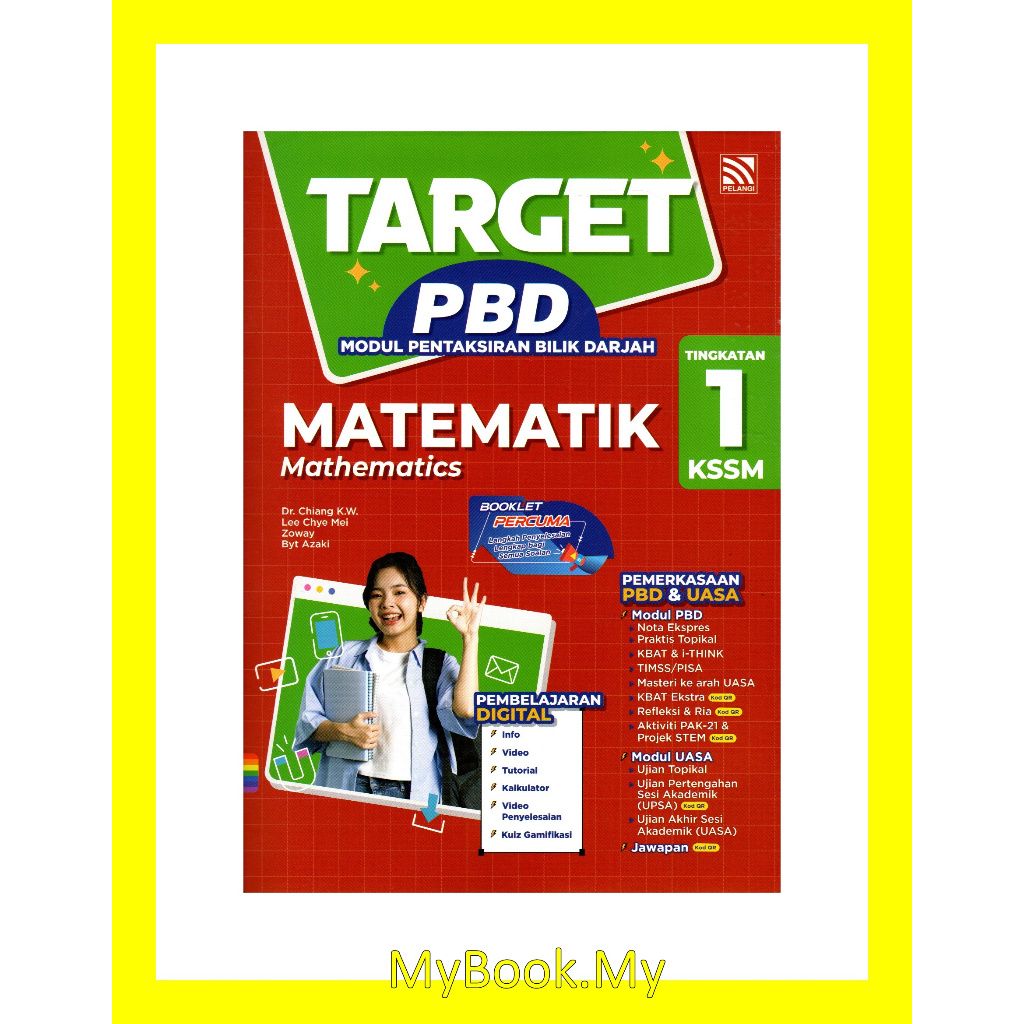*BARU* MyB Buku Latihan : Matematik Mathematics Tingkatan 1 - Target PBD Modul Pentaksiran Bilik ...