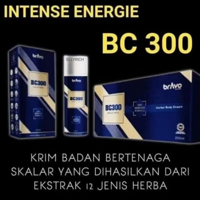PROMOTION (4BOTOL COMBO) ORIGINAL HQ BC 300 INTANSE ENERGY ENERGIE ...