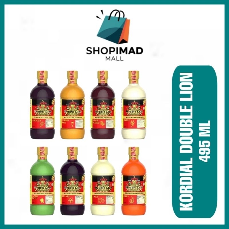 [495ML] DOUBLE LION FLAVOURED CONCENTRATE CORDIAL| BES MINUMAN DOUBLE ...